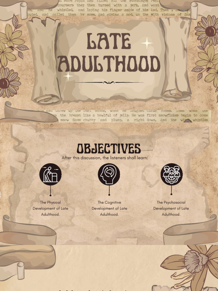 Late Adulthood | PDF | Memory | Retirement