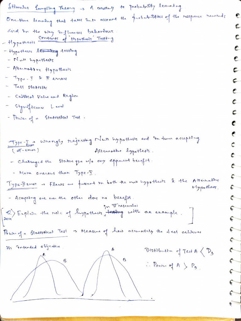 Psychology Statistics Notes For UPSC | PDF