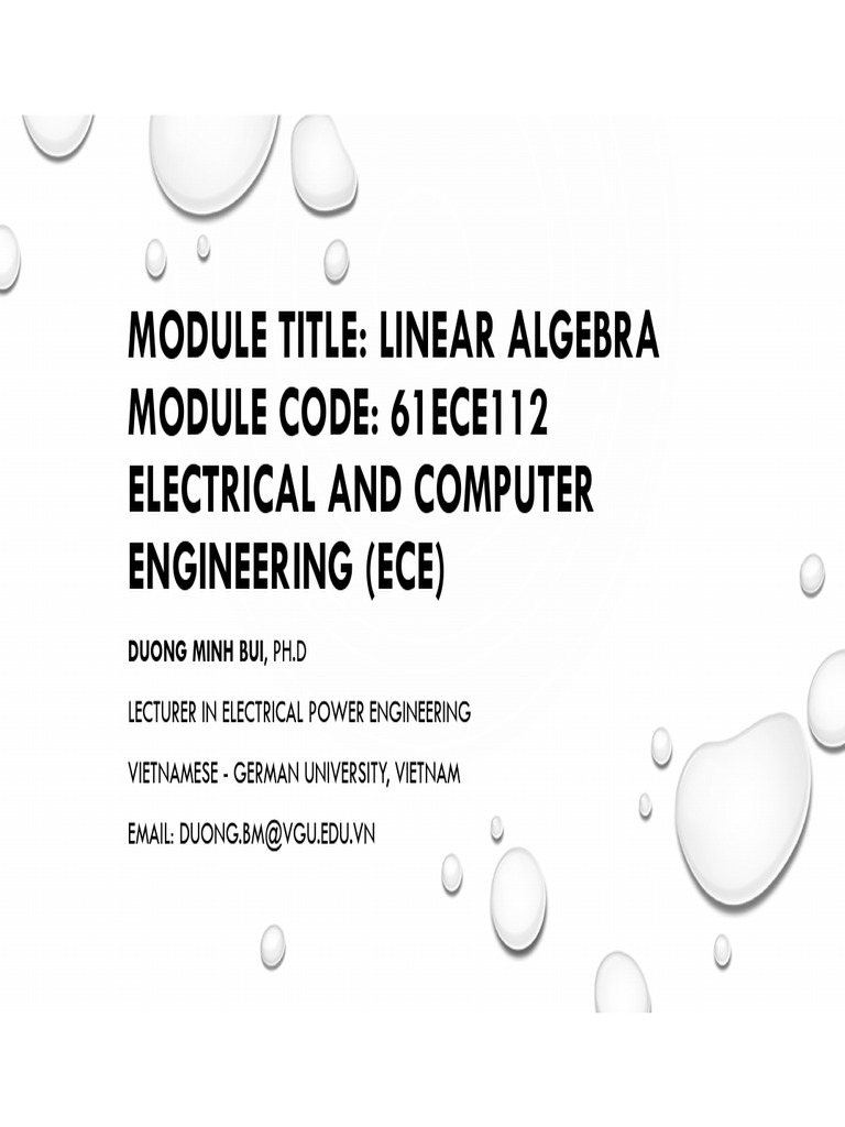 Lecture 0 Introduction Pdf Matrix Mathematics Eigenvalues And