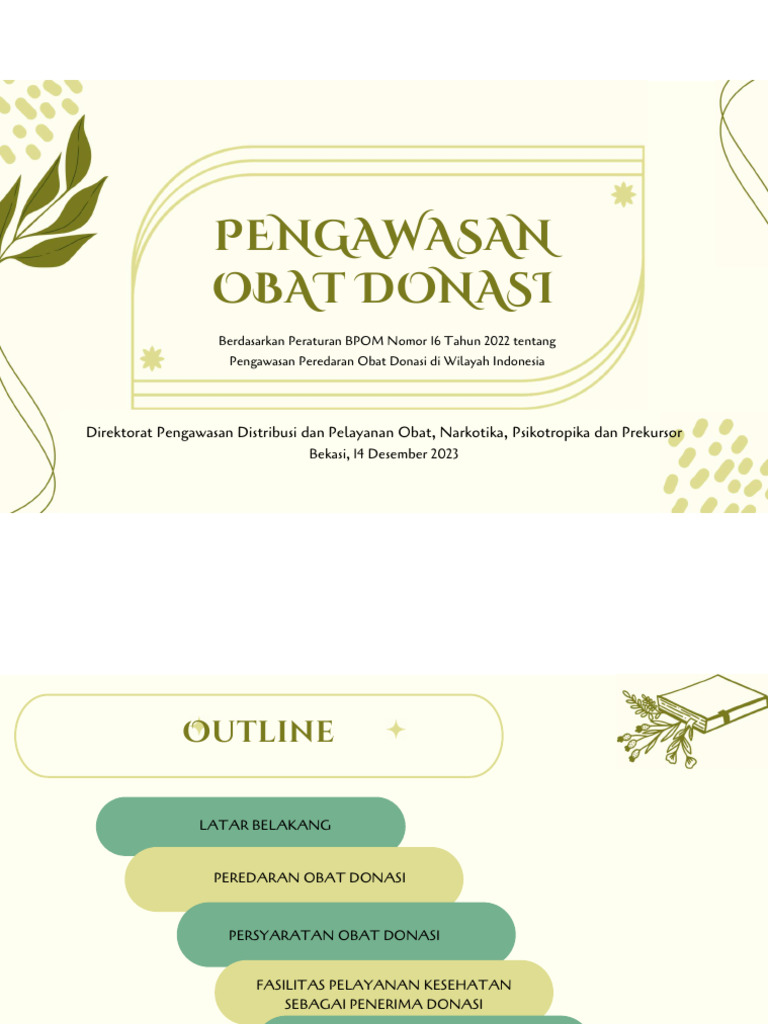 Pengawasan Obat Donasi di Indonesia | PDF