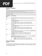 MYP: Language Acquisition Guide | PDF | Educational Assessment | Vocabulary