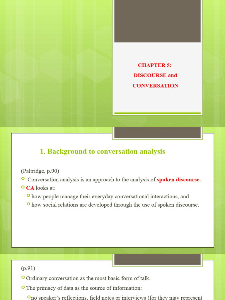 Ss Chapter 5 2023 | PDF | Human Communication | Linguistics