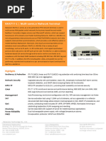 Raisecom - RAX700 Series Datasheet | PDF | Network Switch | Ethernet