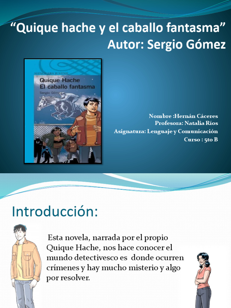Quique Hache y el Caballo Fantasma | PDF | Novela negra, policíaca y ...