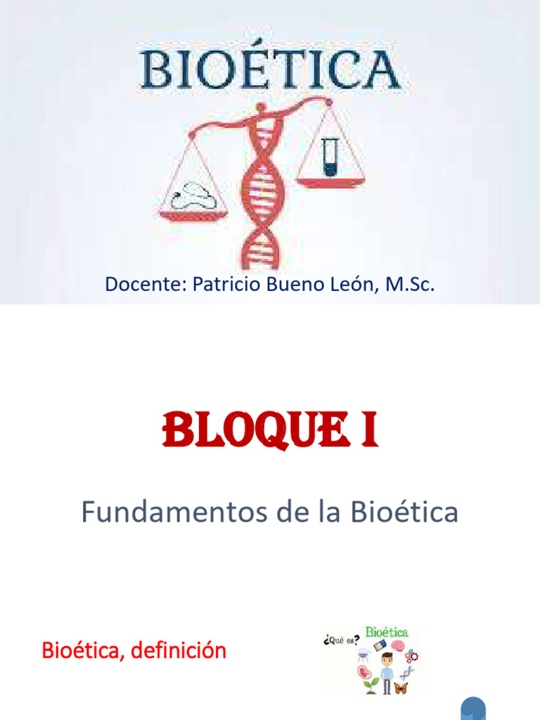 Bioética Bloque1 | PDF | Bioética | Hedonismo
