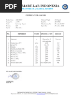 COA Aquadest | PDF | Chemistry | Environmental Issues With Water