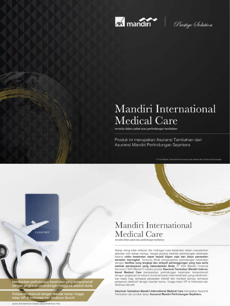 E-Brosur Asuransi Mandiri International Medical Care | PDF