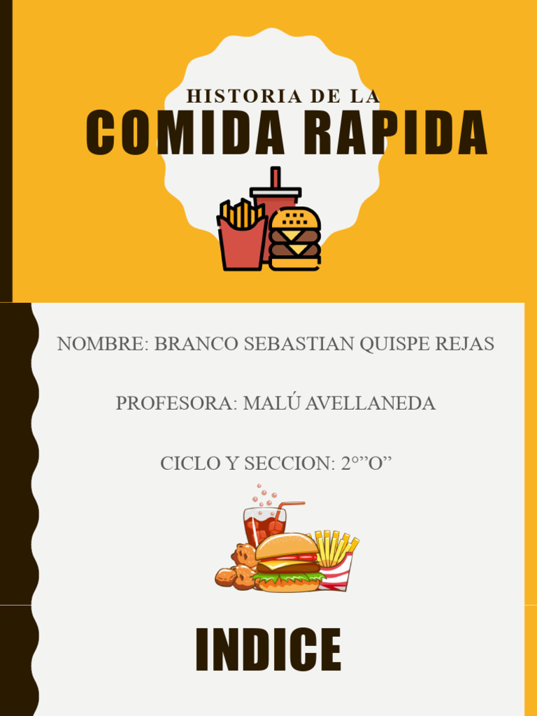 Comida Rapida | PDF | Comida rápida | Nutrición