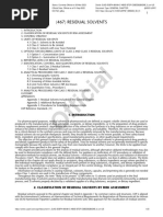 ICH Q3C Guidelines for Residual Solvents | PDF | Solvent | Toxicity