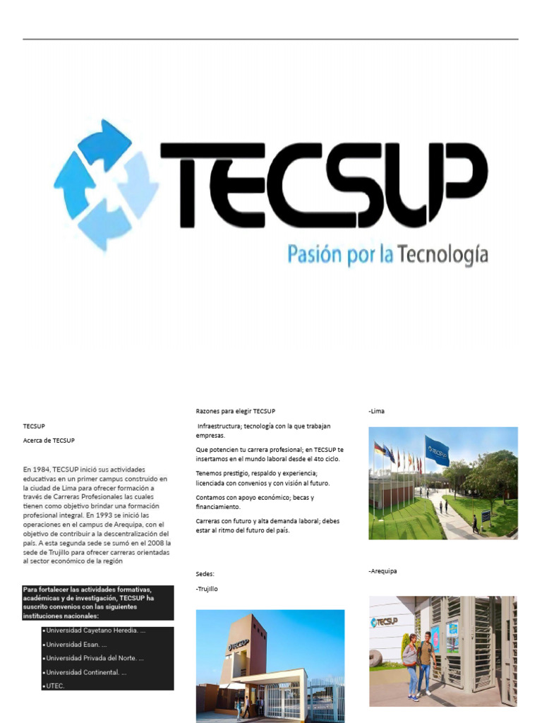 Trabajo Tecsup 1 | PDF | Universidad | Economias