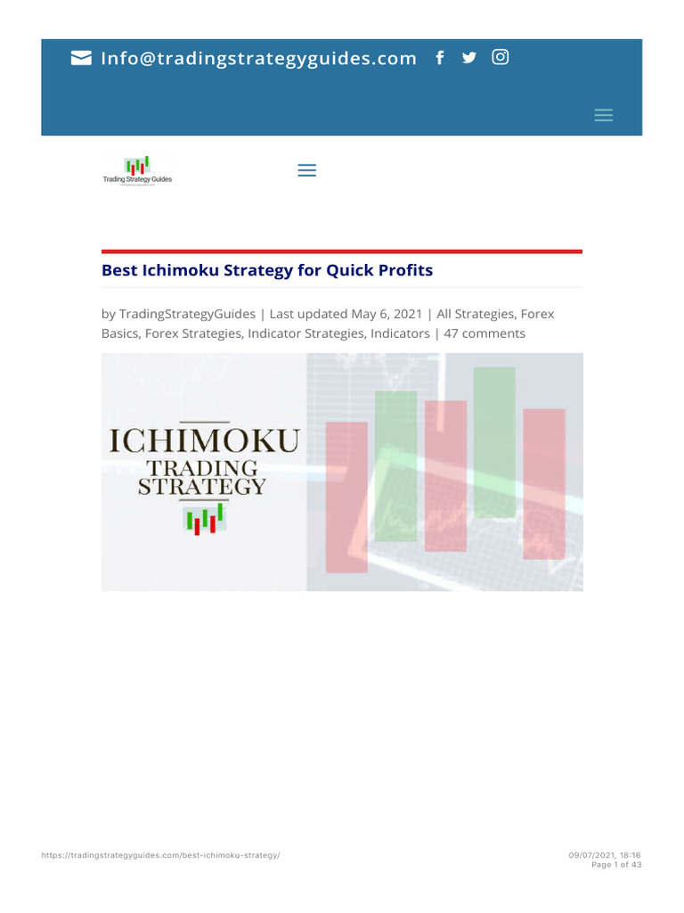 Best Ichimoku Strategy For Quick Profits | Download Free PDF | Economic ... Best Ichimoku Strategy For Quick Profits | Download Free PDF | Economic ...