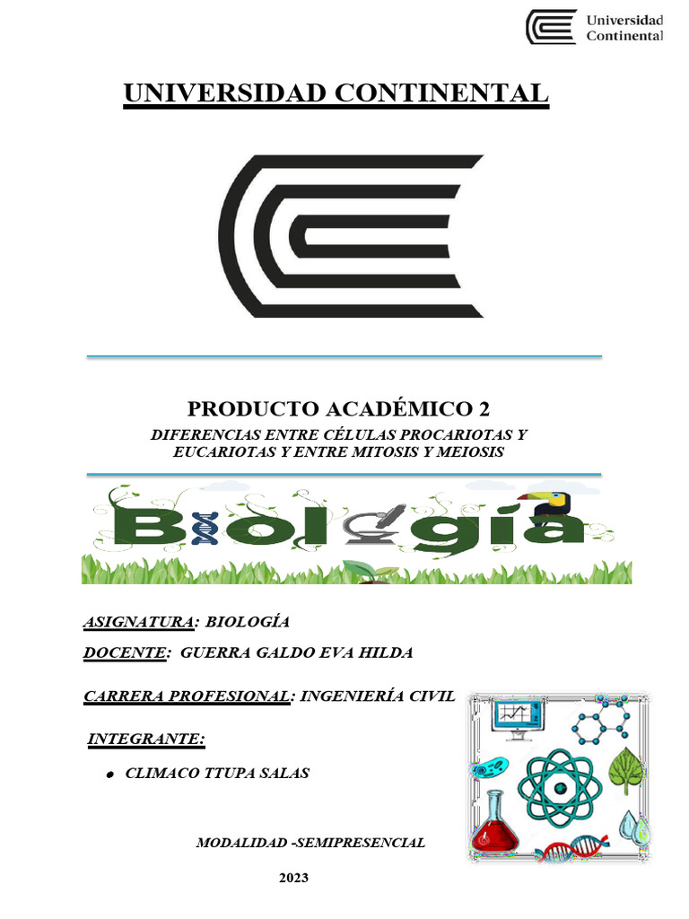 Producto Academico 2 | PDF | Biología Celular) | Citoplasma