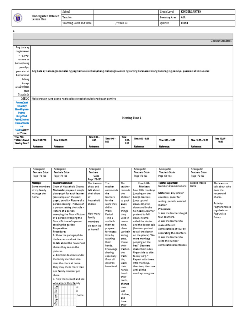 Kinder-New-DLL Week13 - Day2 | PDF | Mouse