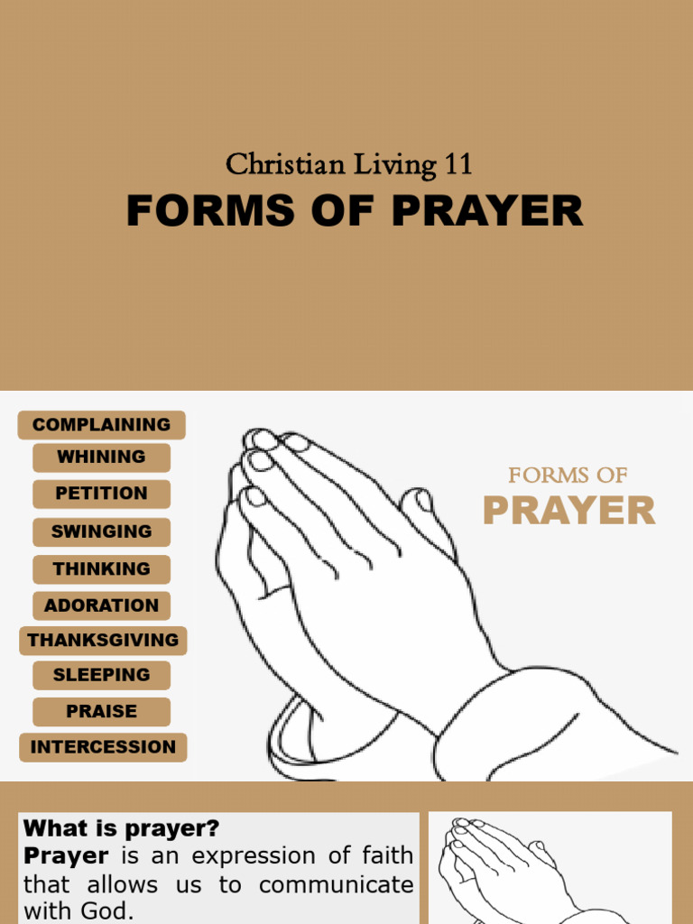 Understanding 5 Forms of Prayer | PDF