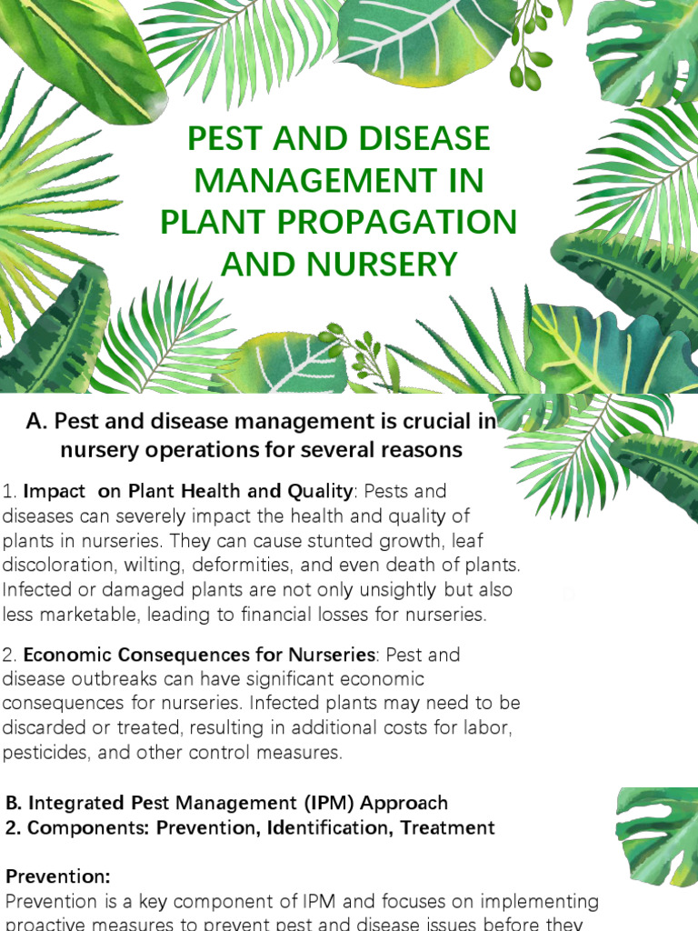 Chapter 6 - Pest and Disease Management in Plant Propagation and ...