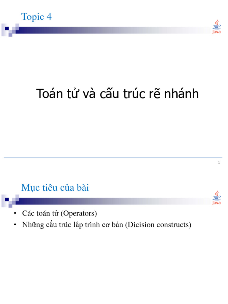 Core.P I.Top 4 - Side - Toan Tu Va Cau Truc Re Nhanh | PDF