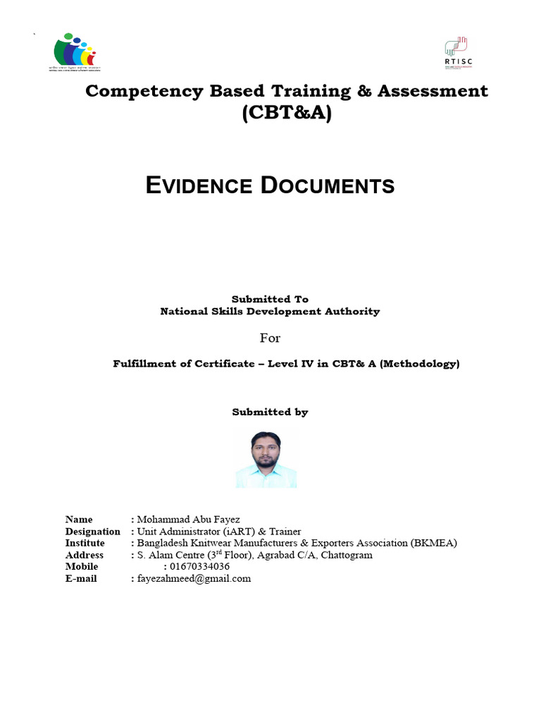 Evidence KSMO L2 | PDF | Personal Protective Equipment | Occupational ...