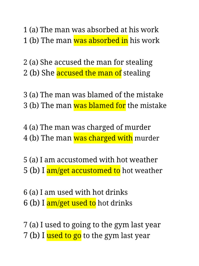 Common English Grammar Mistakes | PDF | Verb | Subject (Grammar)