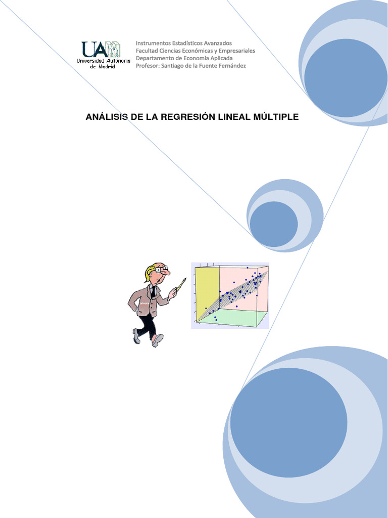 S15.análisis Regresión Lineal Múltiple | Descargar gratis PDF | Regresión lineal | Coeficiente ...