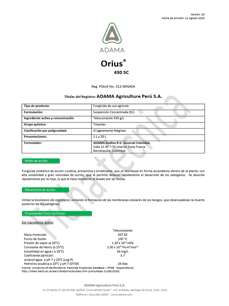 Ft-Orius 430 SC 190221 | PDF