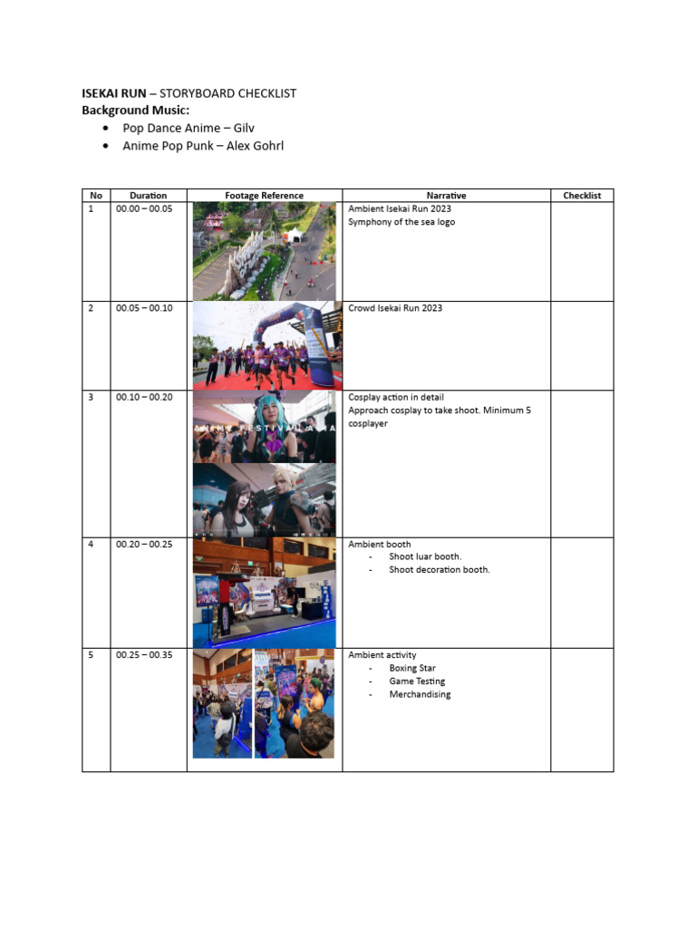 Storyline - Isekai Run | PDF