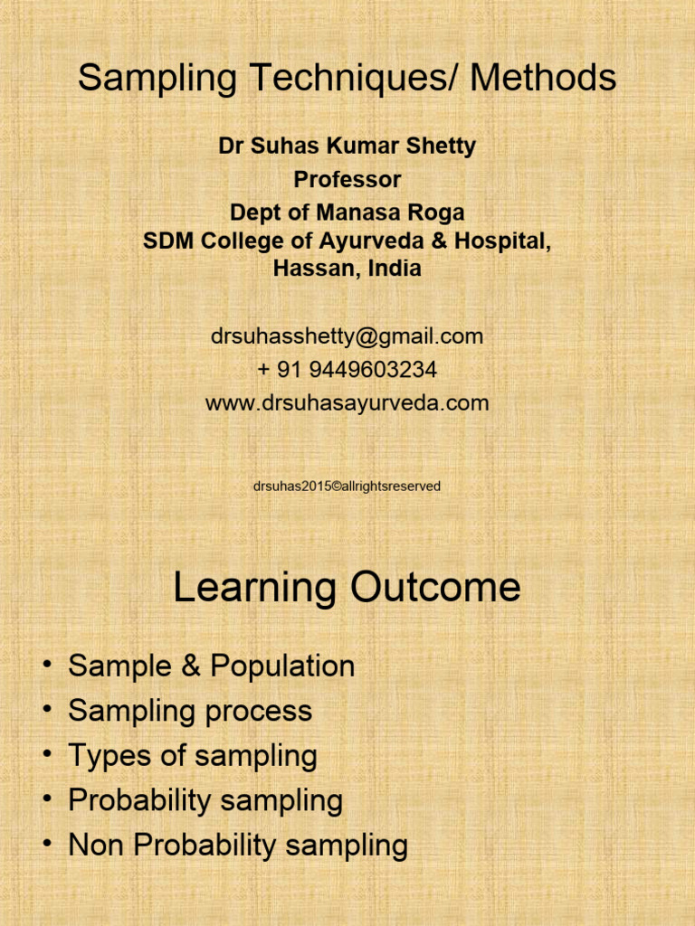 Sampling Methods 1 | PDF | Sampling (Statistics) | Stratified Sampling