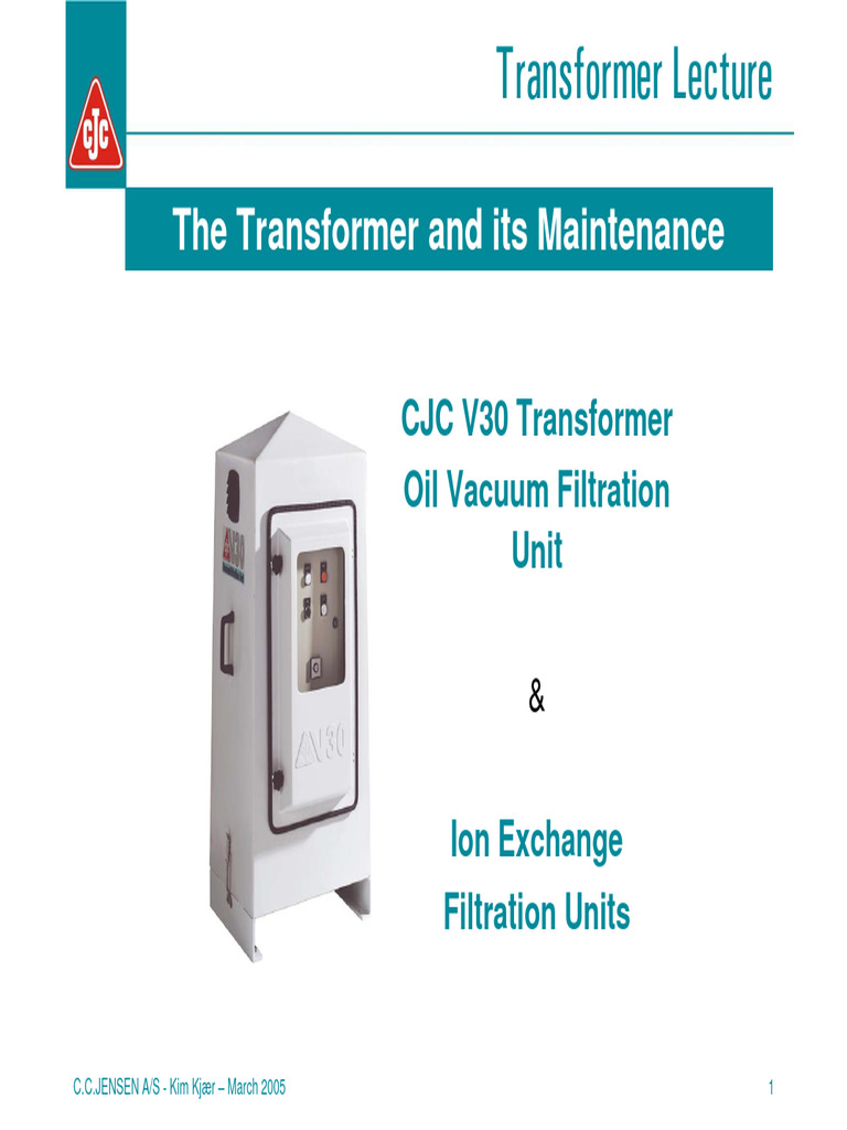 01 Transformer Lecture 140305 Pdf Water Carbon Dioxide