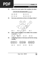 Class 2 Logical Reasoning Worksheets | PDF