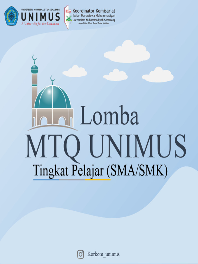 Poster MTQ Pelajar | PDF