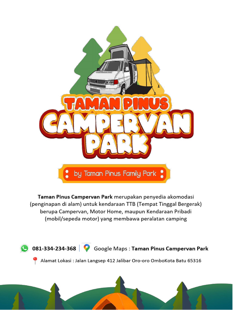 Pricelist Taman Pinus Campervan Park-1 | PDF