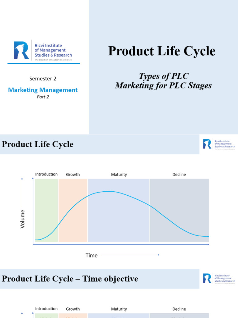 MKTG MGMT - Sem 2 - Lec 2 - Product Life Cycle | PDF