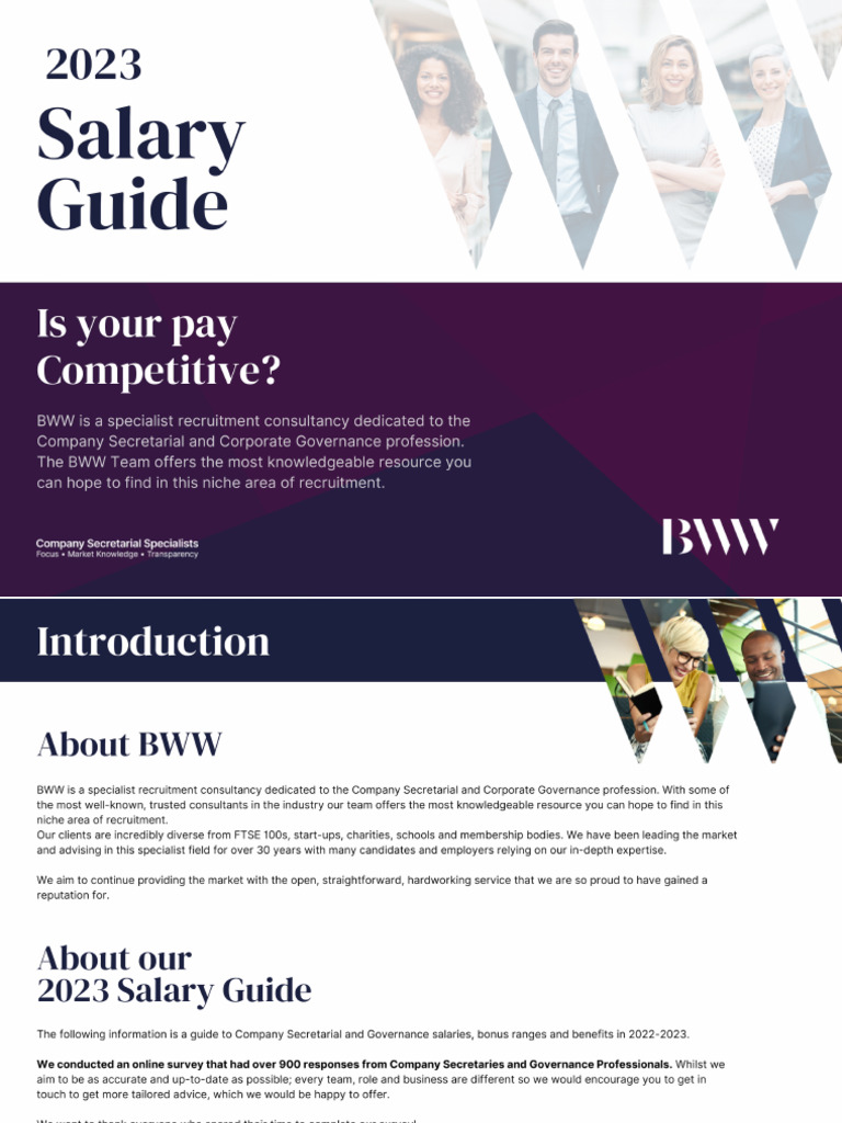 BWW Salary Guide 2023 | PDF