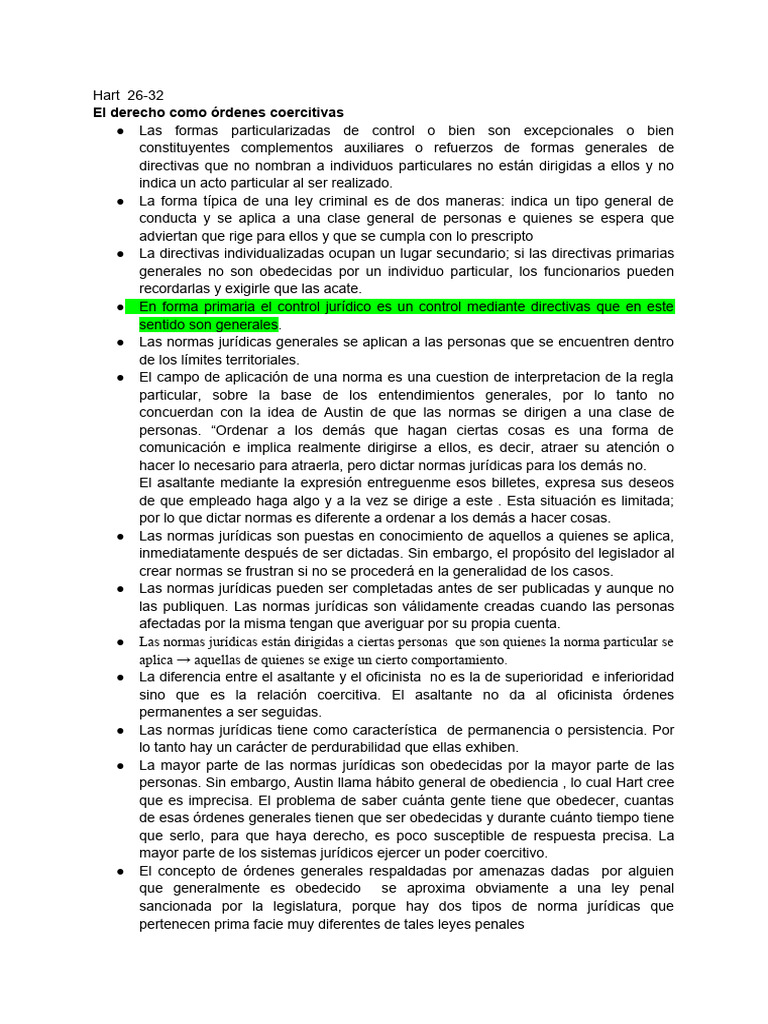 Resumen 4 Hart | PDF | Juez | Comportamiento