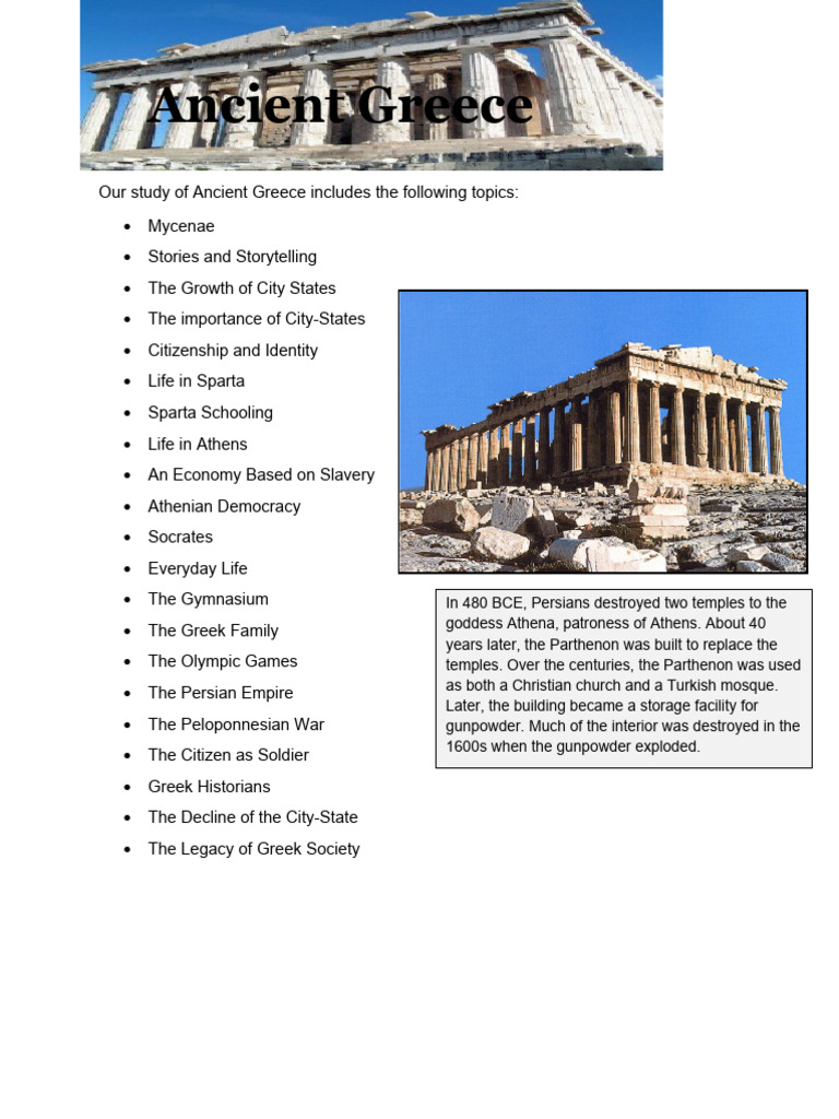GREECE - Textbook Reading + Questions | PDF | Sparta | Mycenaean Greece