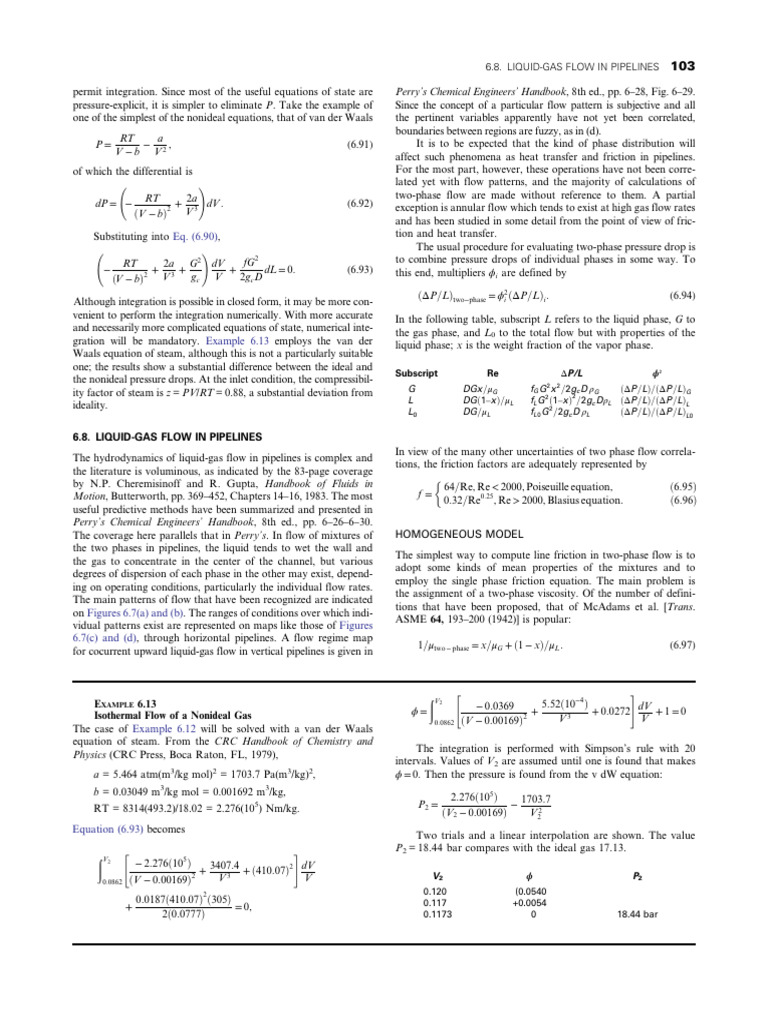Two Phase flow pressure drop calculation James R. Couper, W. Roy Penney, James R. Fair ...