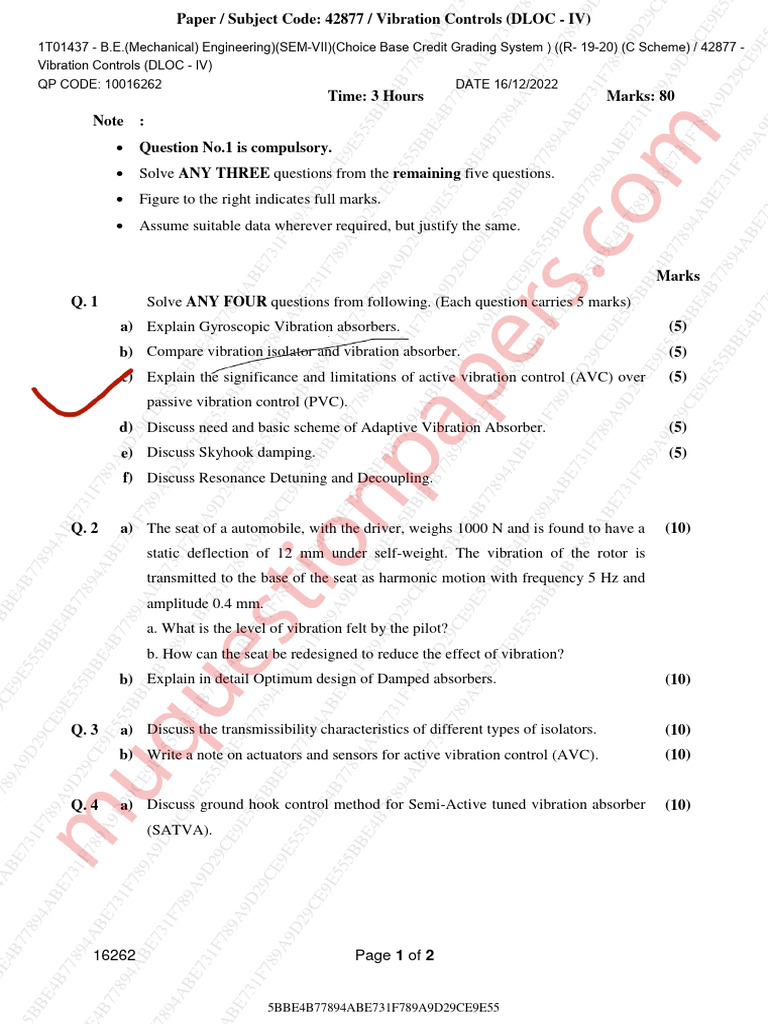 Be - Mechanical Engineering - Semester 7 - 2022 - December - Dloc IV ... Be - Mechanical Engineering - Semester 7 - 2022 - December - Dloc IV ...