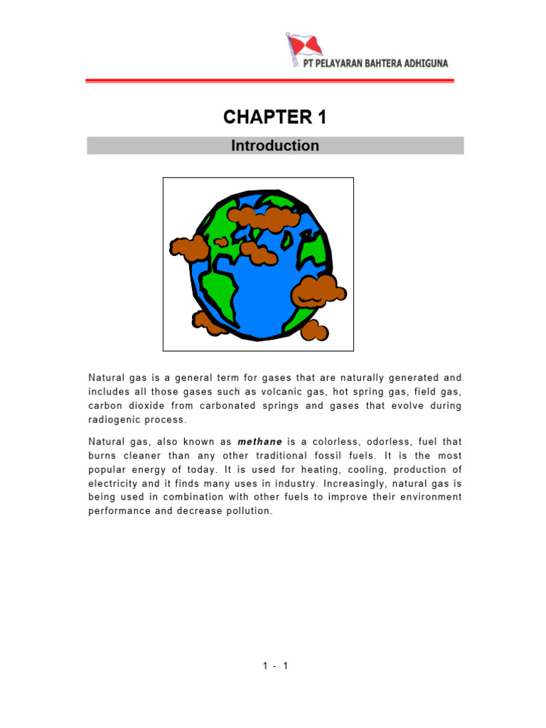 LNG Handouts Chapter 1 (Introduction) - Done | PDF | Natural Gas Processing | Natural Gas