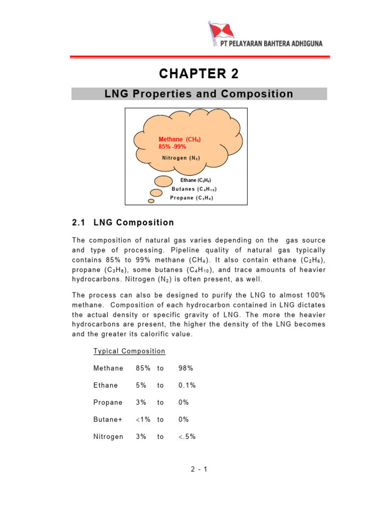 LNG Handouts Chapter 2 (Chemical Properties of LNG) - Done | PDF ...