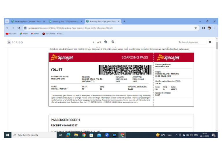 boarding pass-1 | PDF