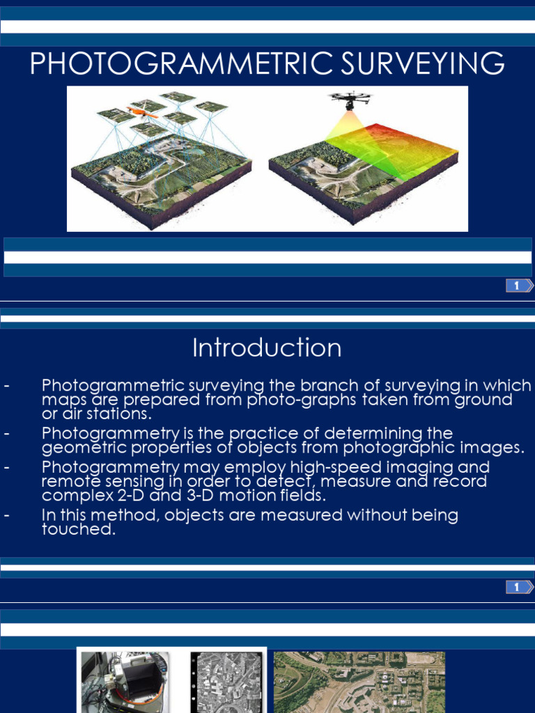 Overview of Photogrammetric Surveying | PDF | Aerial Photography ...