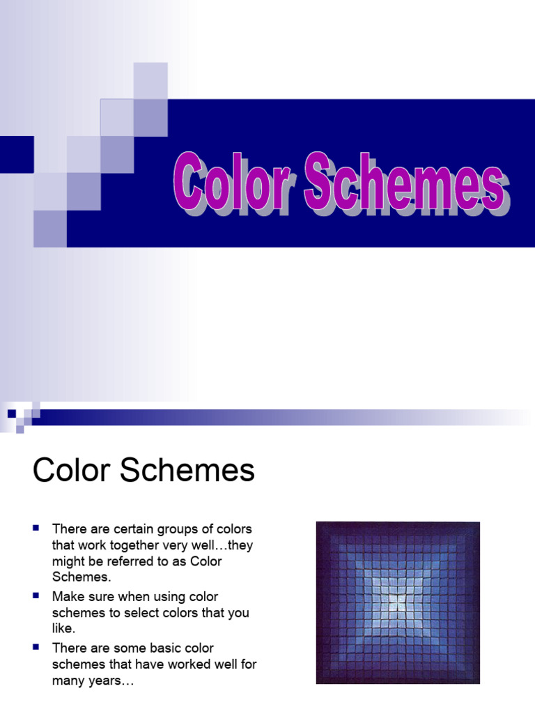 Color_Schemes | PDF | Color | Graphics