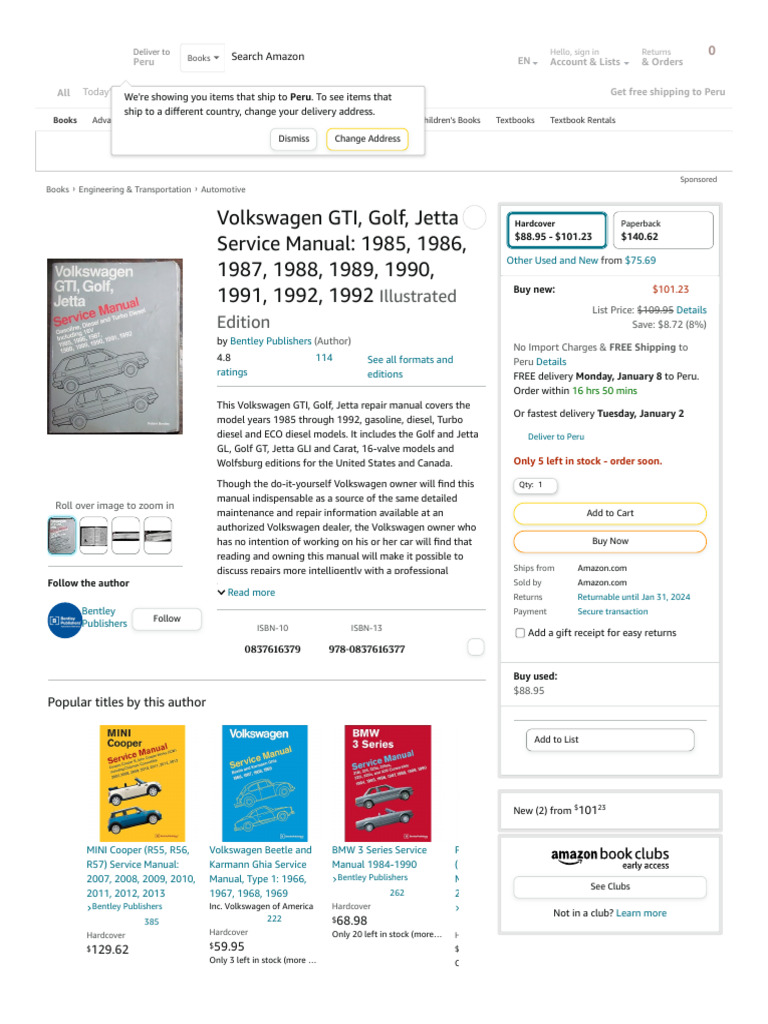 Volkswagen Jetta Service Manual Guide | PDF | Volkswagen | Publishing