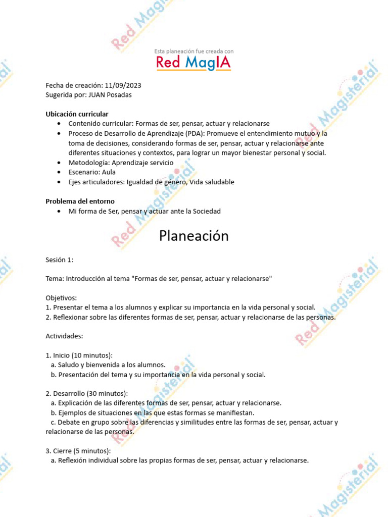 Red MAgIA - Promueve El Entendimiento Mutuo y La Toma de Decisiones ...