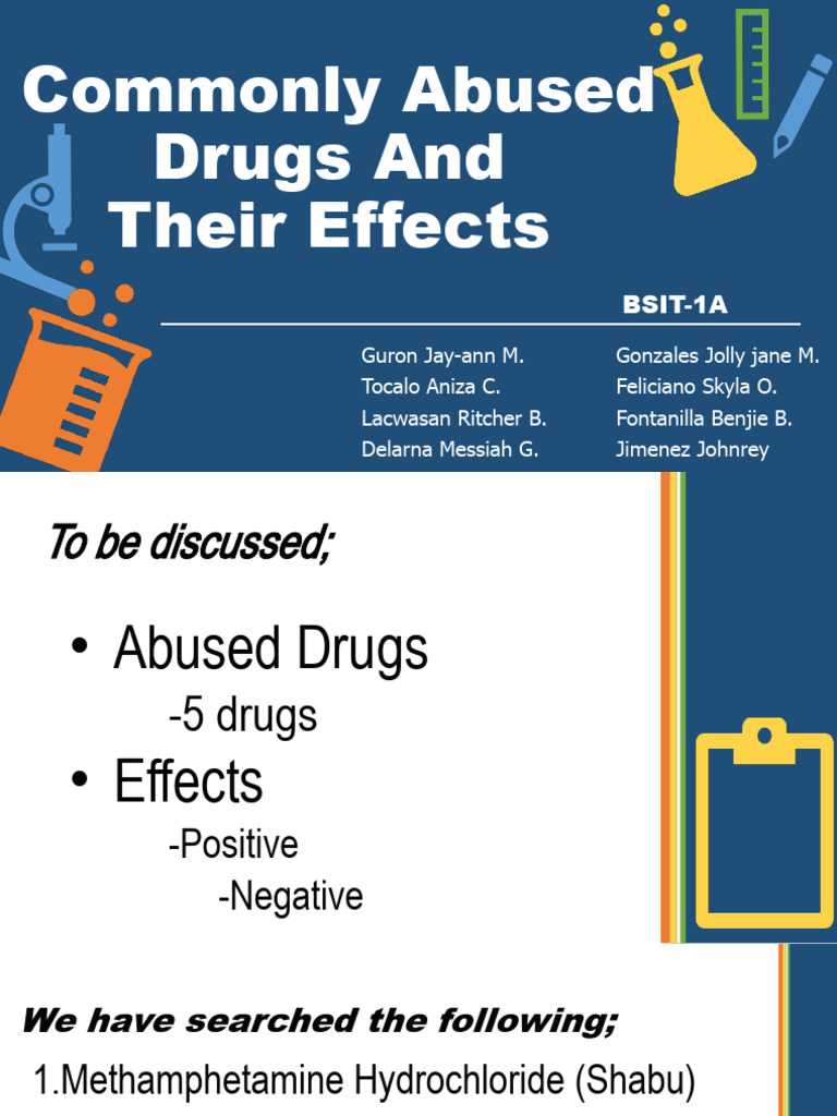 Commonly Abused Drugs Overview | PDF | Recreational Drug Use ...