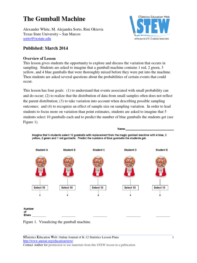 The Gumball Machine | PDF