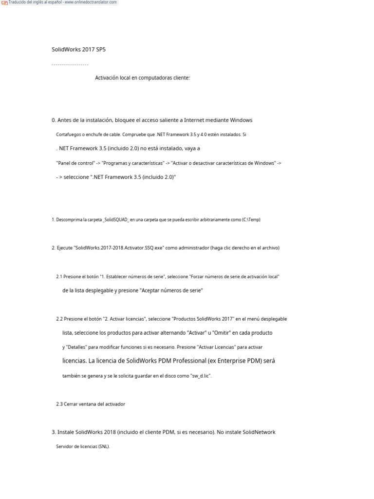 Guía de Activación SolidWorks 2017 | PDF | Informática | Tecnología