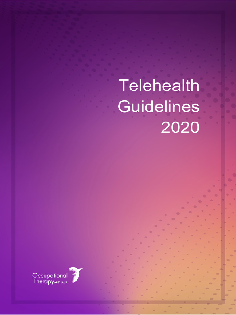 OTA Telehealth Guidelines 2020 | PDF