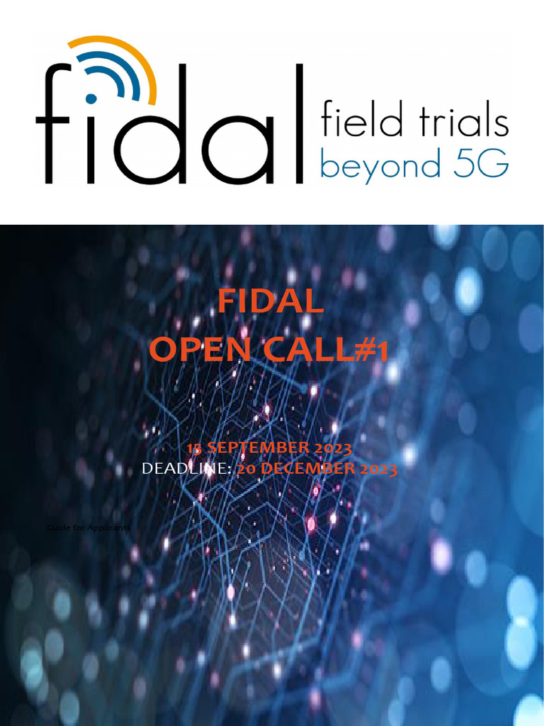 FIDAL - Guide For Applicants | PDF