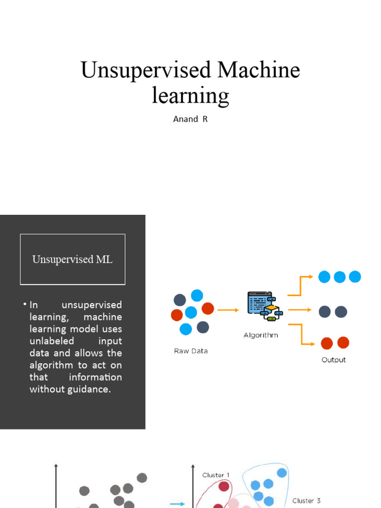 Unsupervised Machine Learning | PDF | Cluster Analysis | Machine Learning