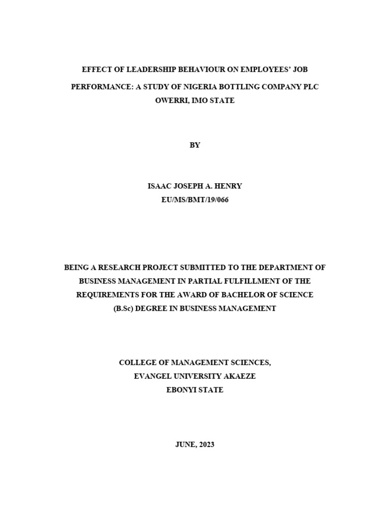 Joseph Henry Work | PDF | Leadership | Motivational